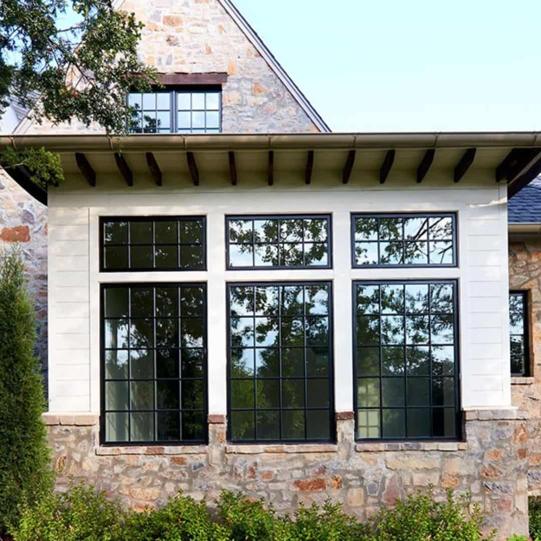 13 Beautiful Black Windows With White Trim Ideas - Repaired Homes
