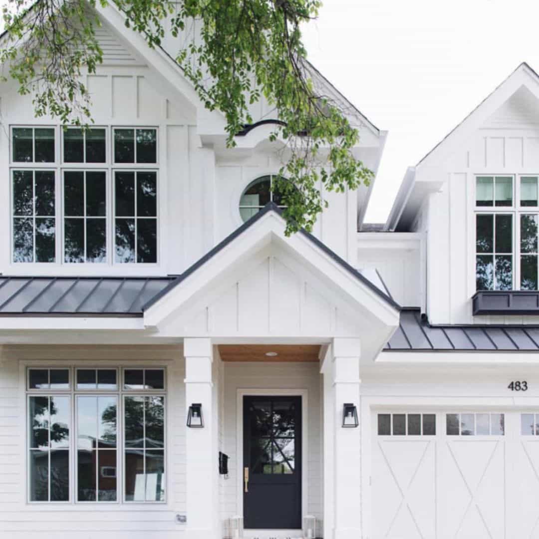 13 Beautiful Black Windows With White Trim Ideas - Repaired Homes
